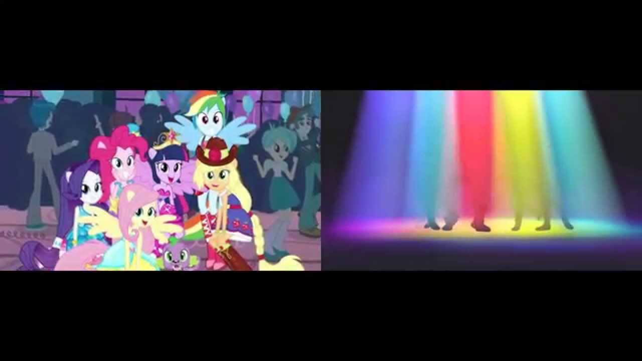 MLP FiM EqG - Tokyo Mew Mew opening comparison (PMV) - YouTube