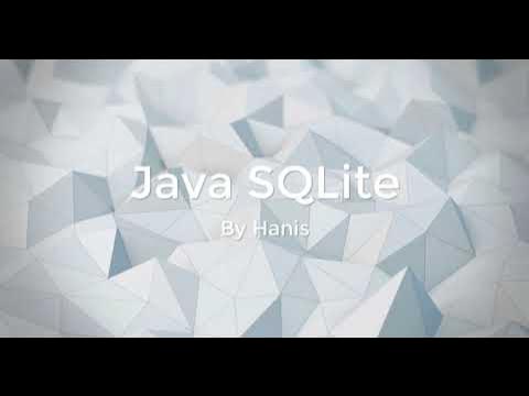 Simple Java App with SQLite Database - YouTube