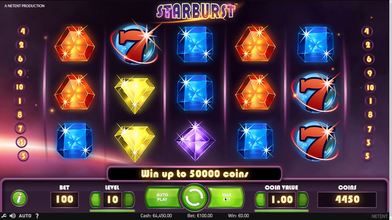 Starburst Slot Features and Game Play - by NetEnt - YouTube