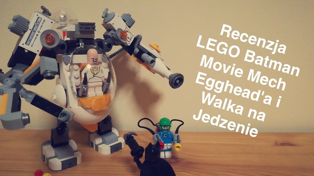 LEGO Batman Movie Mech Egghead'a i Walka na Jedzenie /Recenzja/ - YouTube