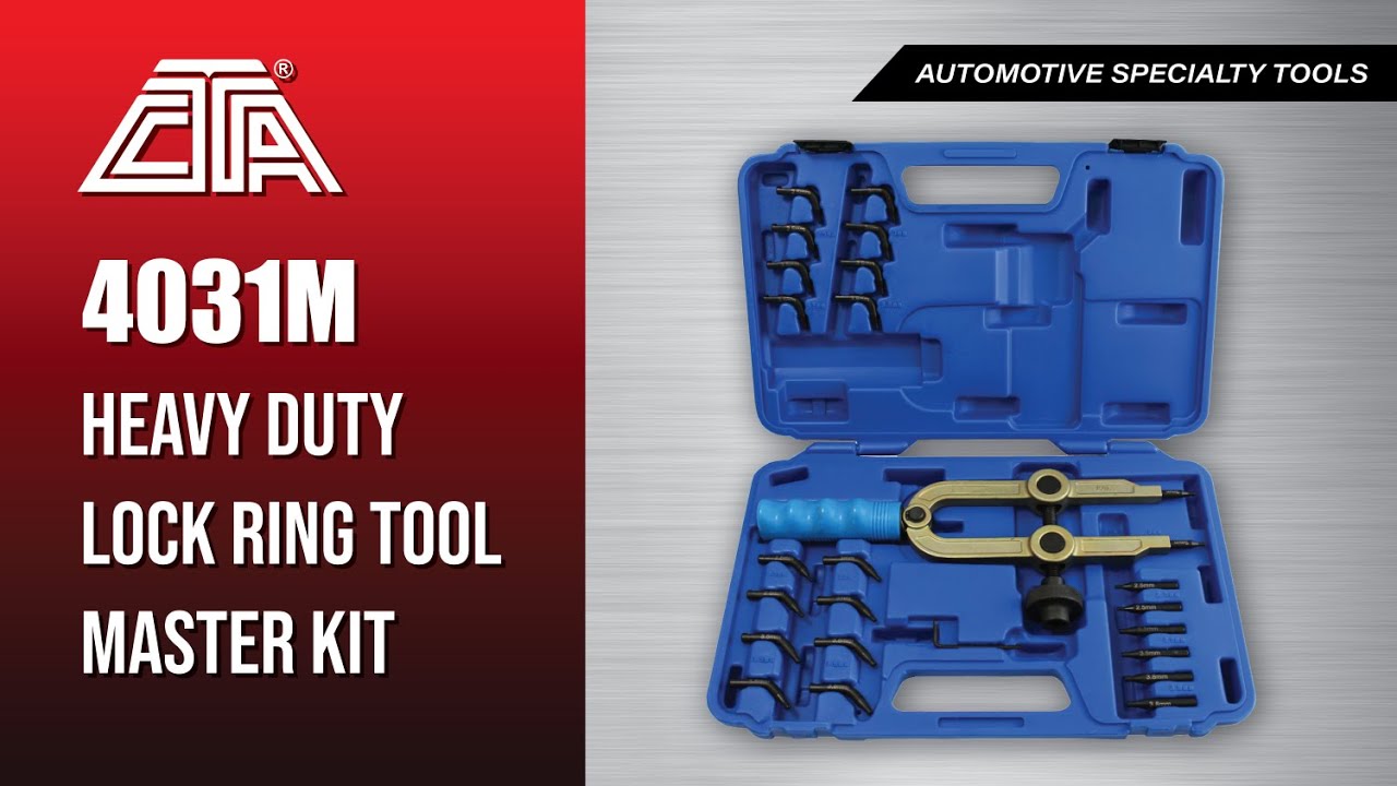 CTA 4031 Heavy Duty Lock Ring Pliers - YouTube