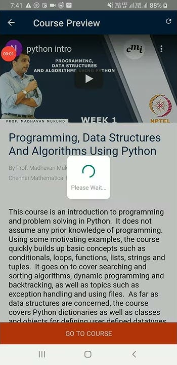 Nptel Programming Data Structures And Algorithms Using Python Week 6630