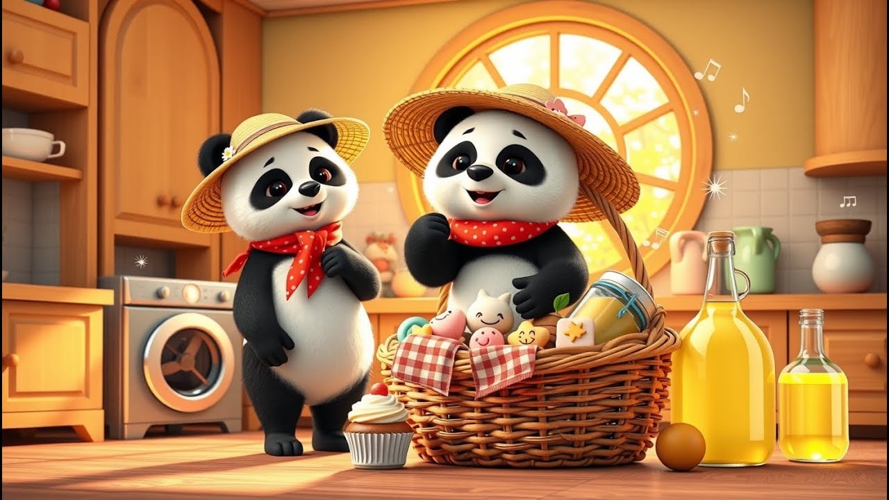 Poppy Panda’s Picnic Song Adventure | Popular Nursery Rhyme ...