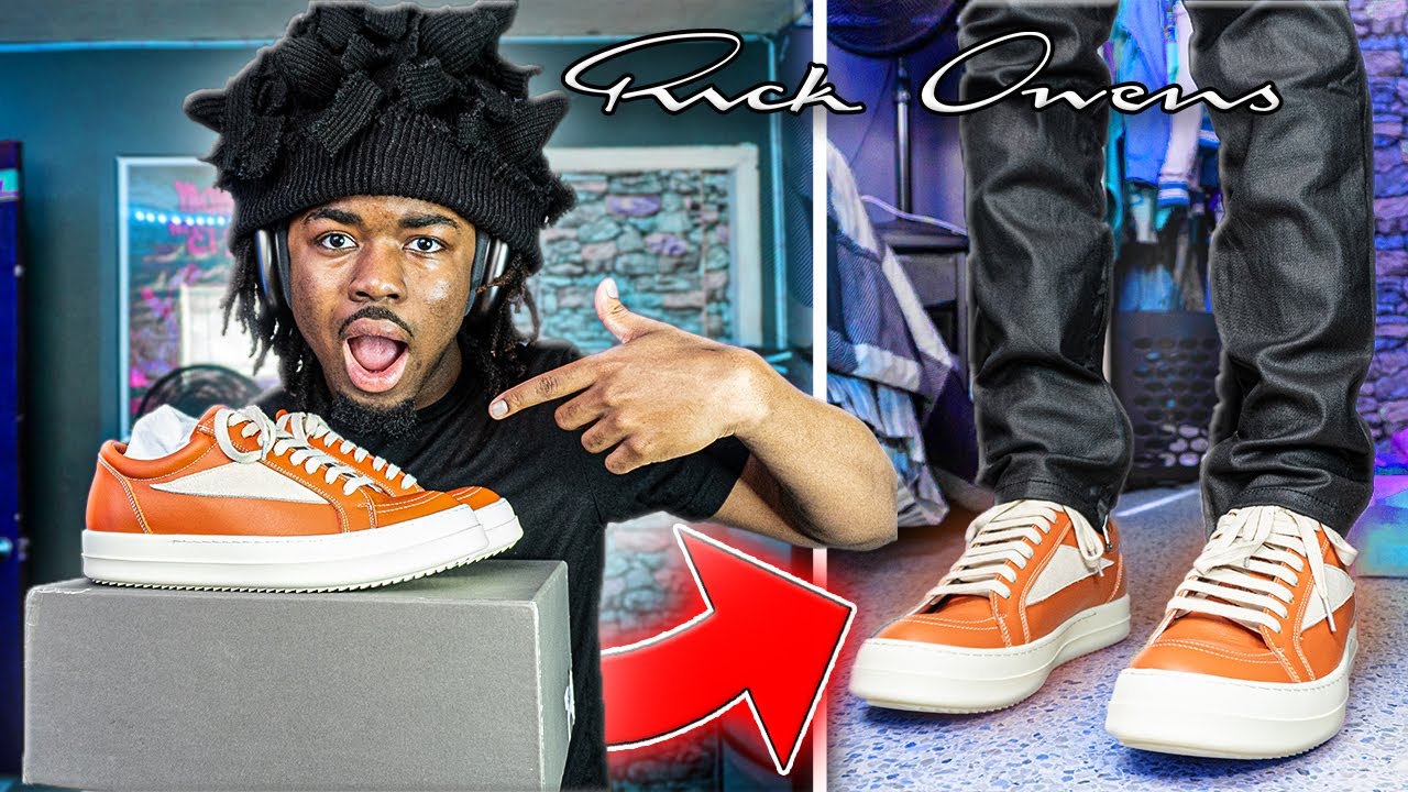 UNBOXING RICK OWENS VANS/VINTAGE + TRY ON - YouTube