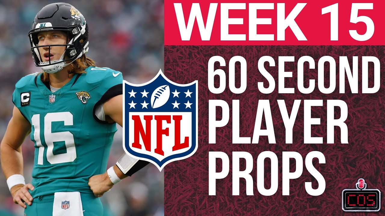 5 Picks in 60 Seconds for NFL Week 15! - YouTube