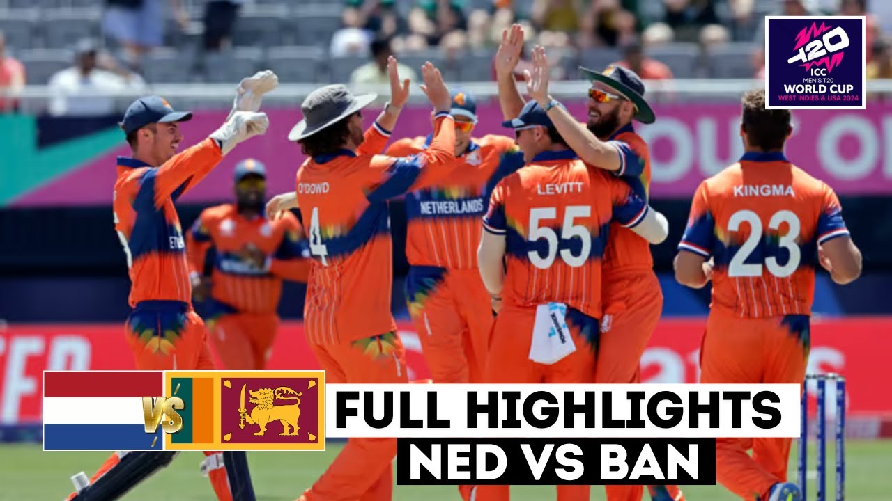 Full Highlights | Netherlands vs Sri Lanka ICC T20 World Cup 38th Match ...