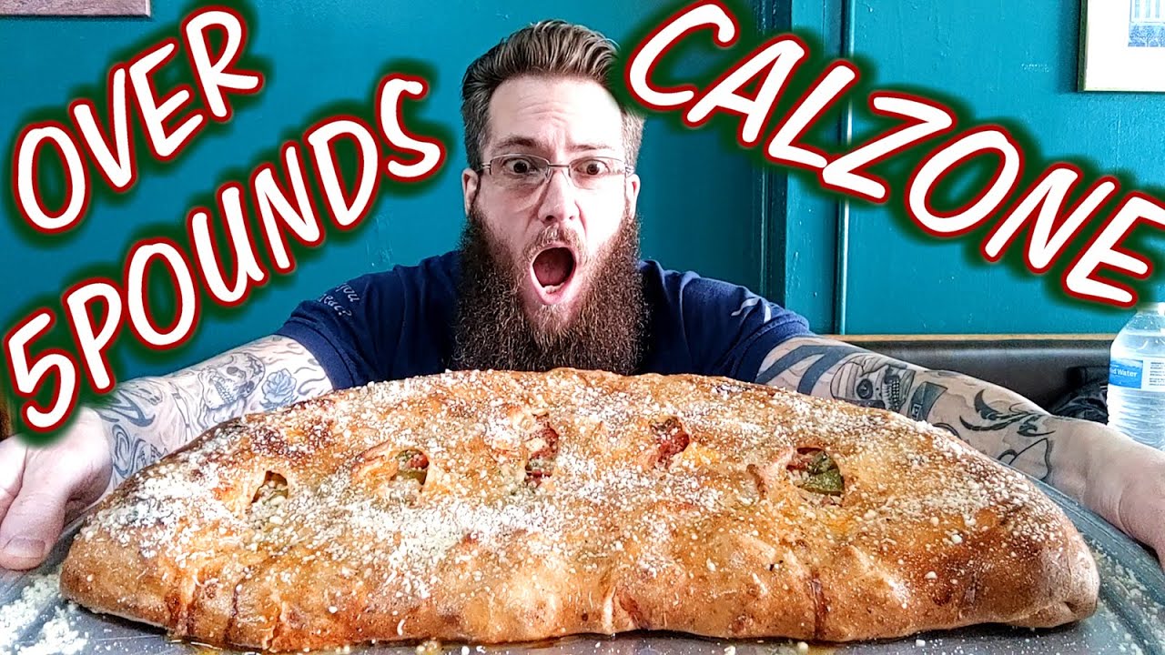 Lazzio's BIG Pittsburgh Zone Calzone Challenge - YouTube