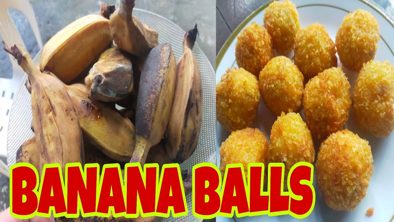 BANANA BALLS/ SABA BANANA RECIPE(SAGING MERYENDA) SIMPLE SAGING RECIPE ...