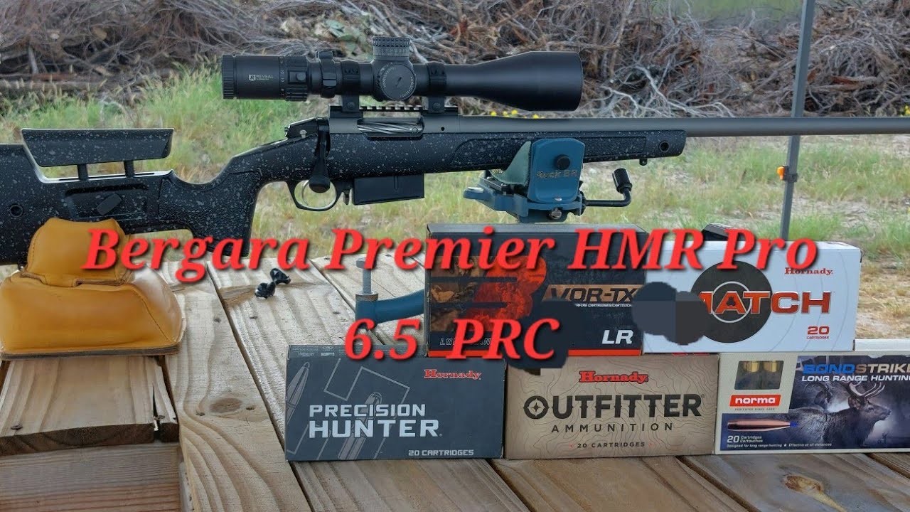 BERGARA PREMIER HMR PRO 6.5 PRC ACCURACY TEST. - YouTube