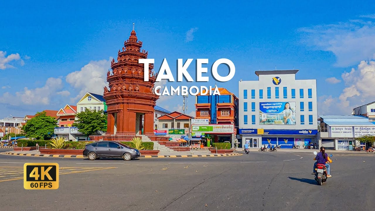 Takeo province Scenic Drive in Cambodia | 4K HDR - YouTube