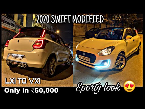 2020 Swift modified Lxi to vxi | 16 inch alloys & abs kit - YouTube