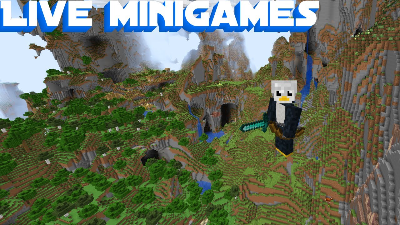 Minecraft Minigames With Chat Live - YouTube