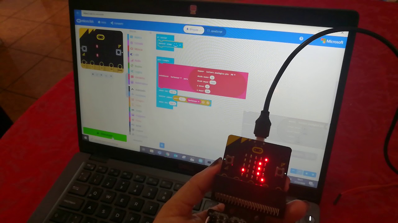 Sensor de Gas Motobit y Microbit - YouTube