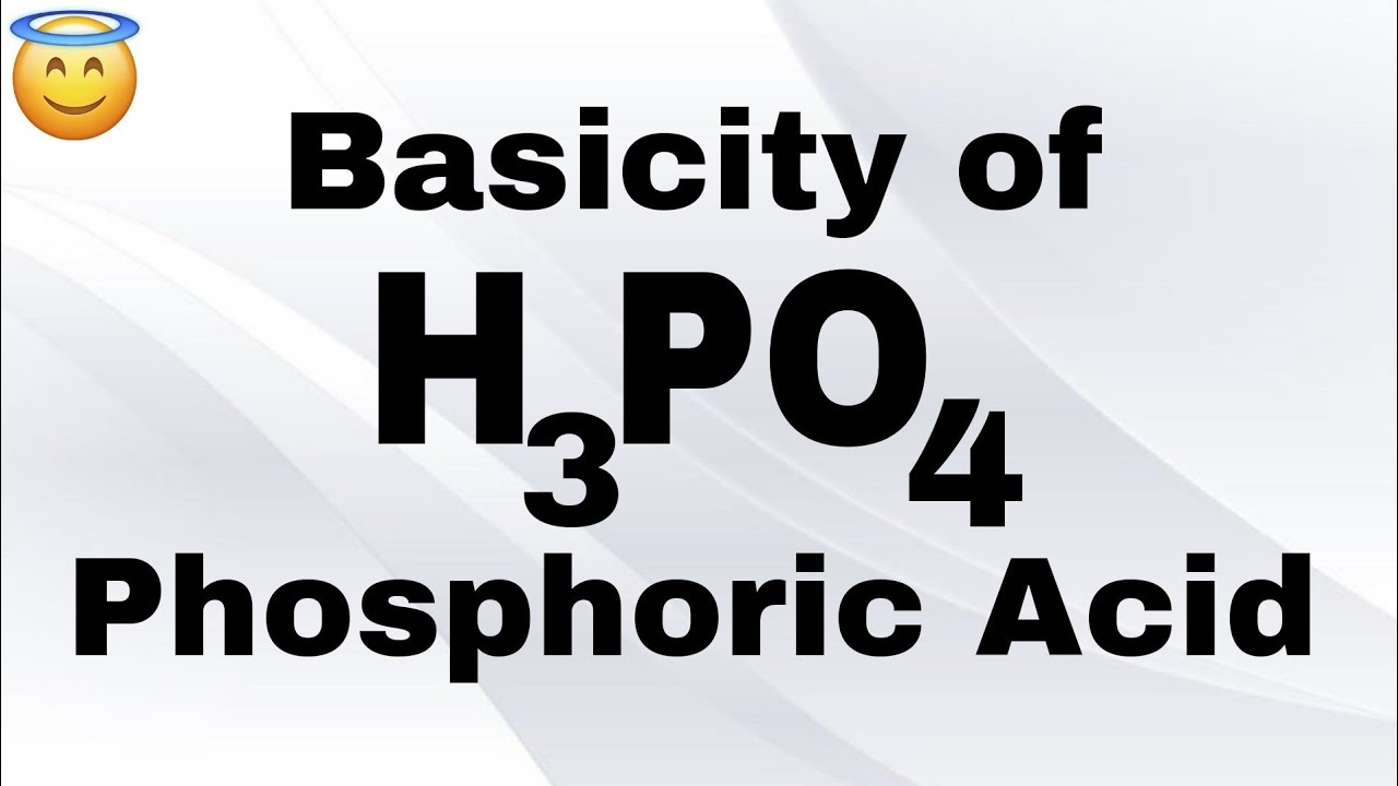Basicity of H3PO4 | Basicity of Phosphoric acid | Structure of H3PO4 ...