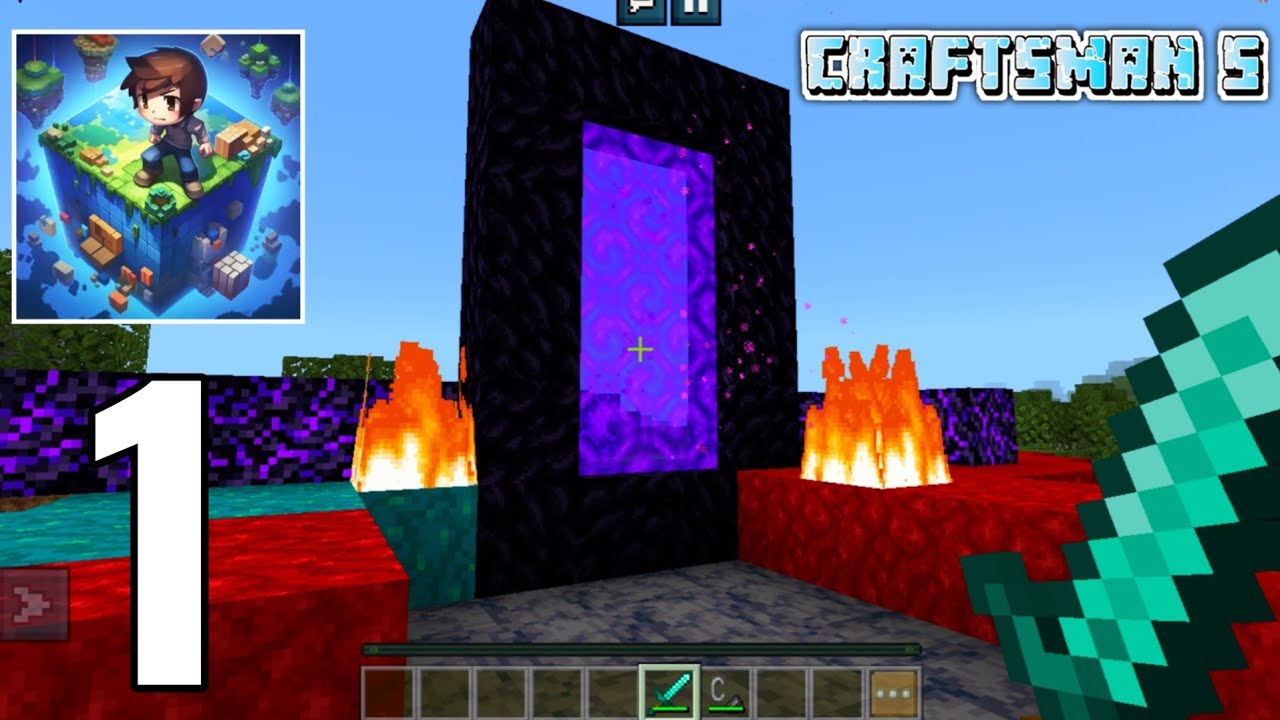 Craftsman 5 - FIRST SURVIVAL WORLD - Survival Gameplay Part 1 - YouTube