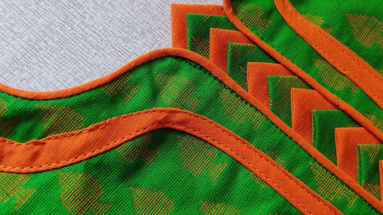 easy way chudi neck design cutting & stitching/kurthi neck design - YouTube