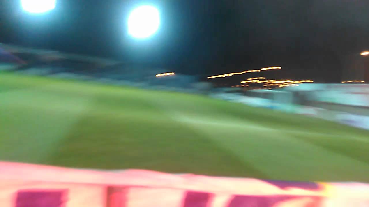 Block E 10 year anniversary display with pyro : Drogheda United Away ...