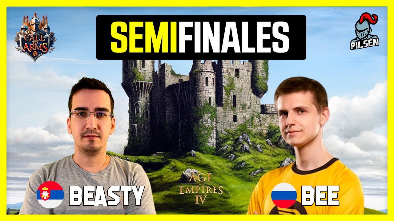 🏆 BEASTY vs BEE | SEMIFINALES Call to Arms | Age of Empires 4 - YouTube