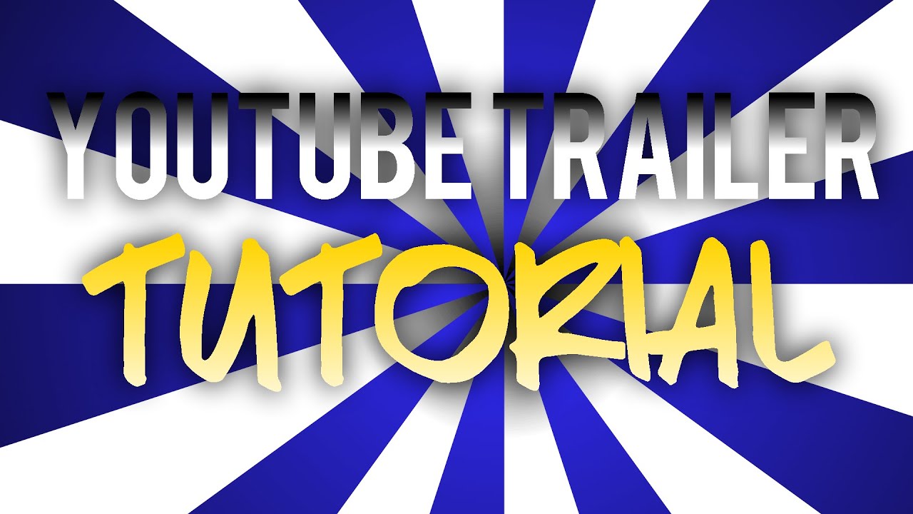 How To Make A Channel Trailer On YouTube 2015 YouTube How To Make A Channel Trailer On YouTube 2015 YouTube