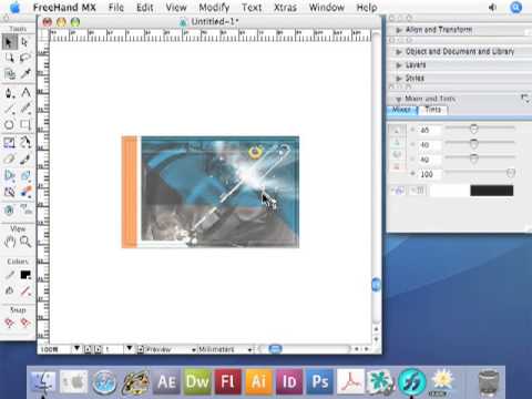 Macromedia Freehand MX - YouTube