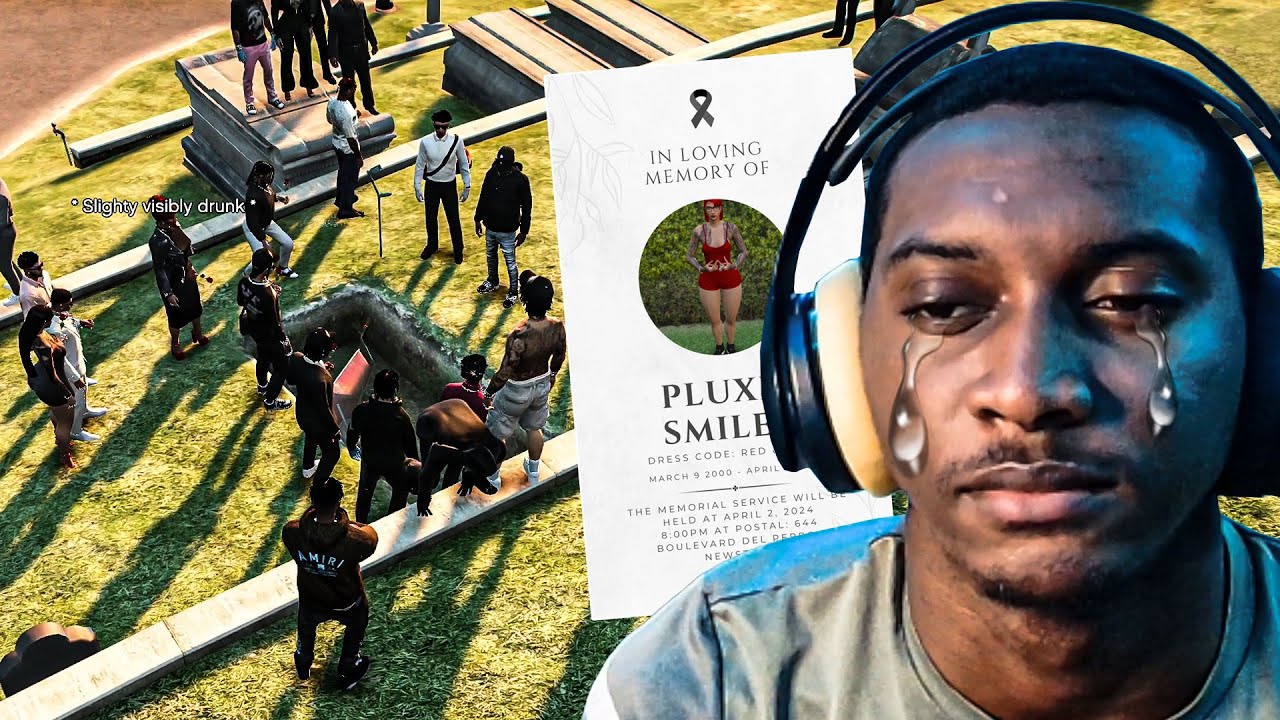 MY FIRST EVER FUNERAL ON GTA RP!! R.I.P PLUXIE SMILEY🥲 NEW STATE RP ...