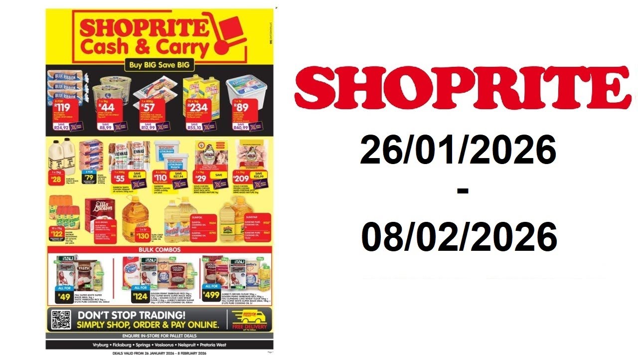 Shoprite specials - Cash & Carry Month End Savings Selected Stores - 26 ...