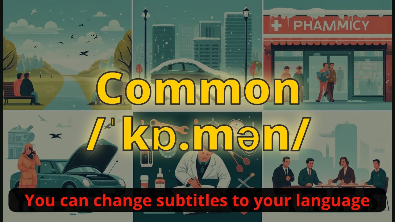 Common meaning with 5 examples - YouTube
