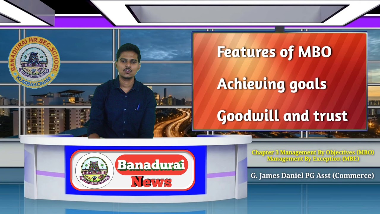 12th std Chapter 3 Management By Objectives (MBO) Management By ...
