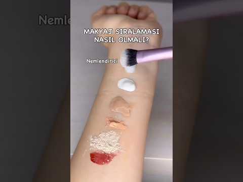 Doğru makyaj sıralaması🫟 #asmr #beauty #fypシ #makeup #foryou #recipe