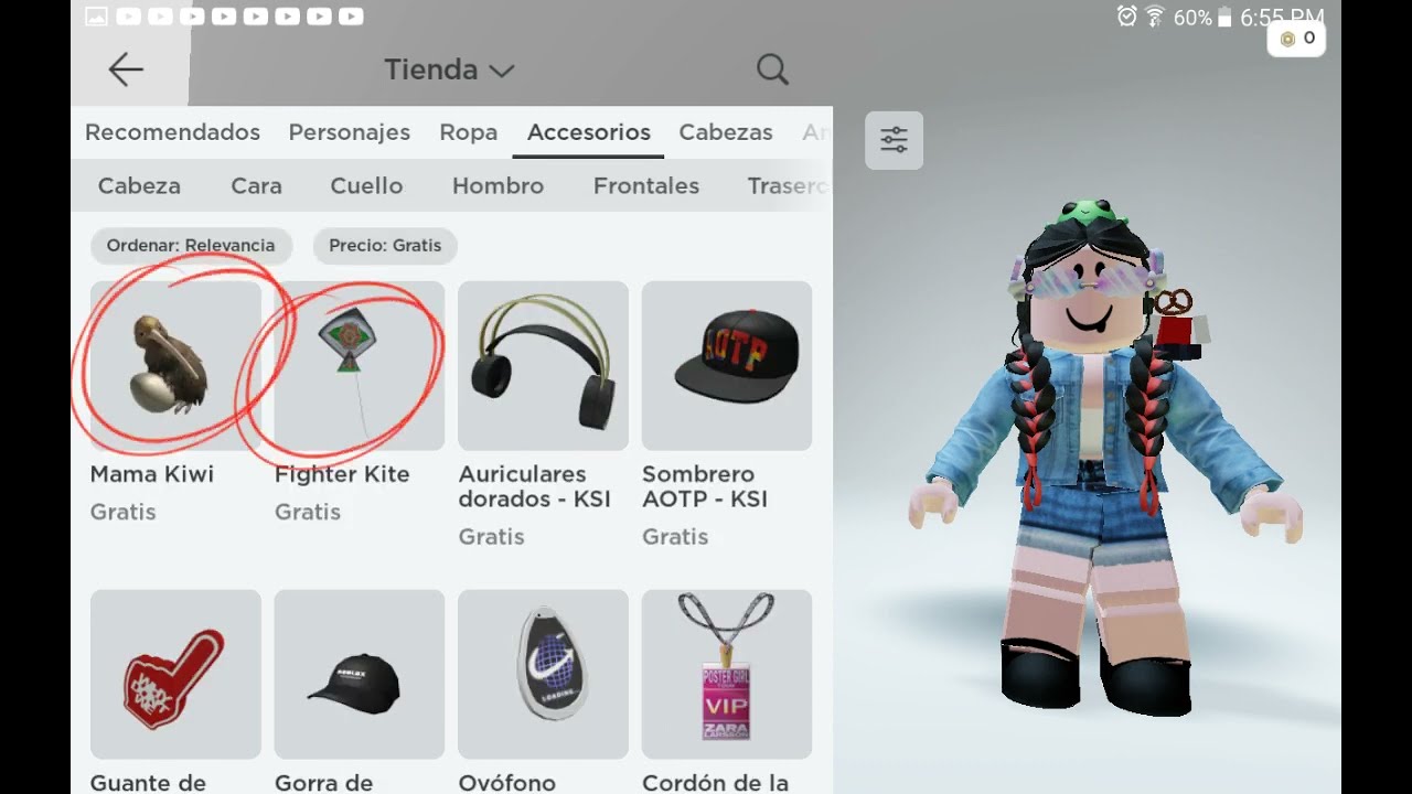 *new* free items! !/roblox - YouTube