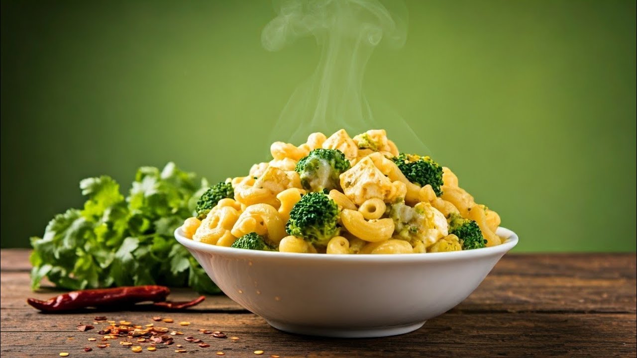 Creamy Vegan Macroni Broccoli Paneer : Healthy & Flavorful | मलाईदार ...