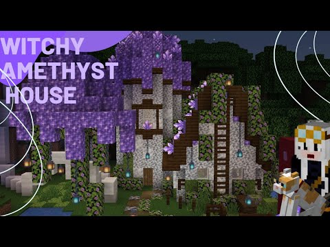 How to Build an Amethyst Cottage Core House (Core Edition) in Minecraft! - YouTube