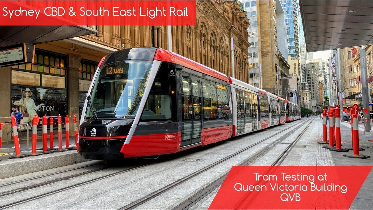 Sydney Trains Vlog 1627: Sydney CBD & South East Light Rail - Queen ...