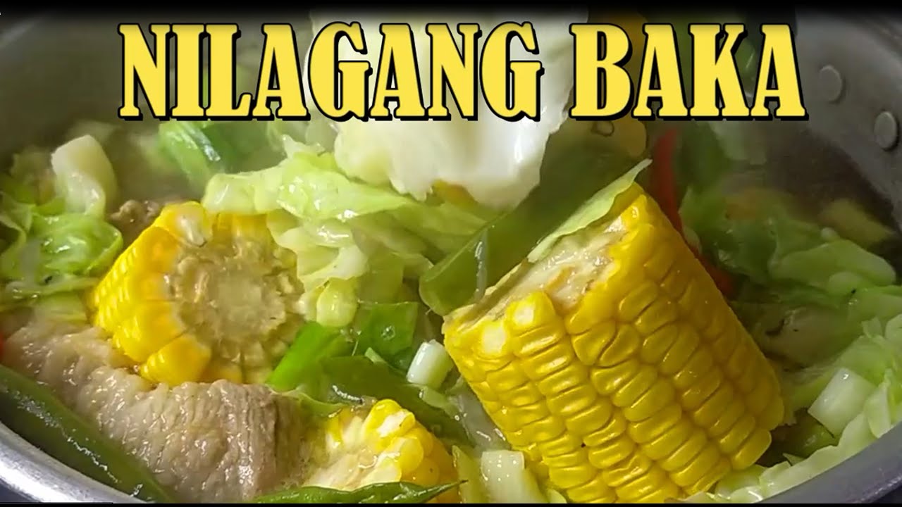 BEEF NILAGA RECIPE | NILAGANG BAKA | FOODNATICS | JERALD FOOD TV - YouTube