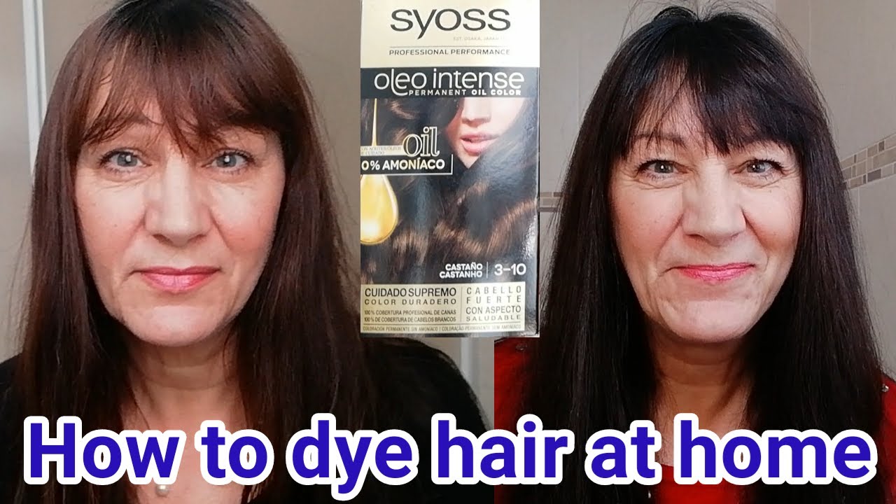 How to dye hair at home - YouTube