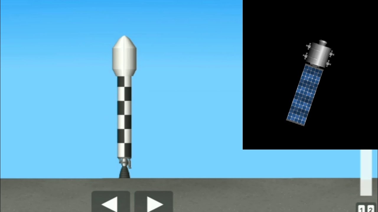 Launched a satellite in SFS। Spaceflight Simulator। - YouTube