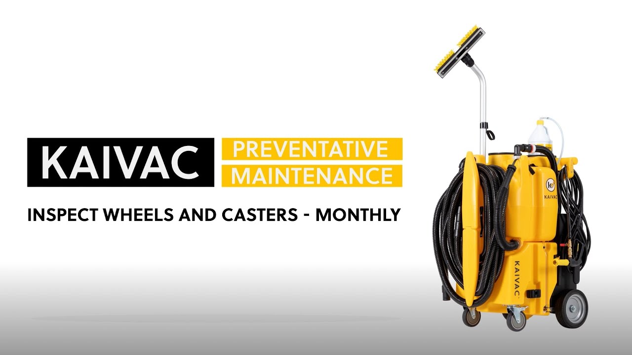 How to Inspect Wheels and Casters on a KaiVac® Machine - YouTube