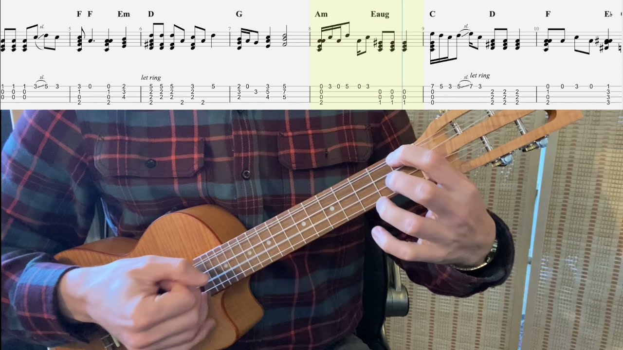 The Beatles - Something (Ukulele cover with tabs and sheet music) - YouTube