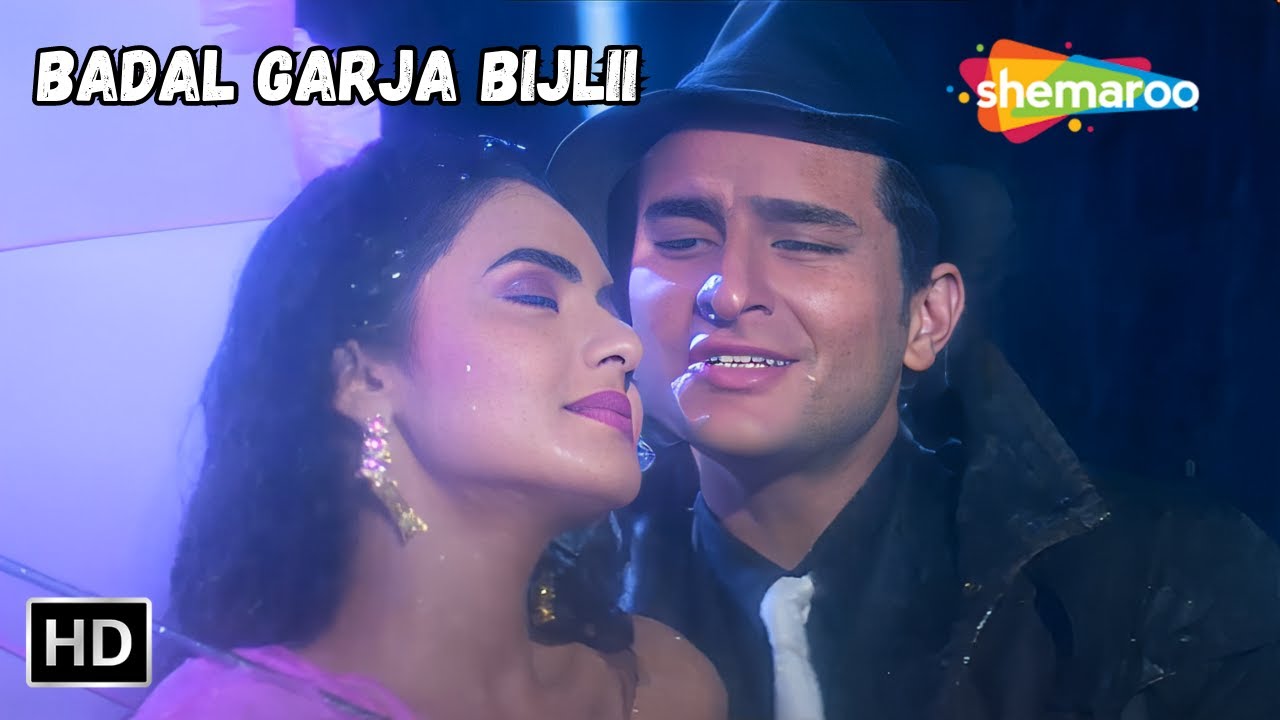 Badal Garja Bijlii | Saif Ali Khan, Madhoo Shah Songs | Kumar Sanu ...