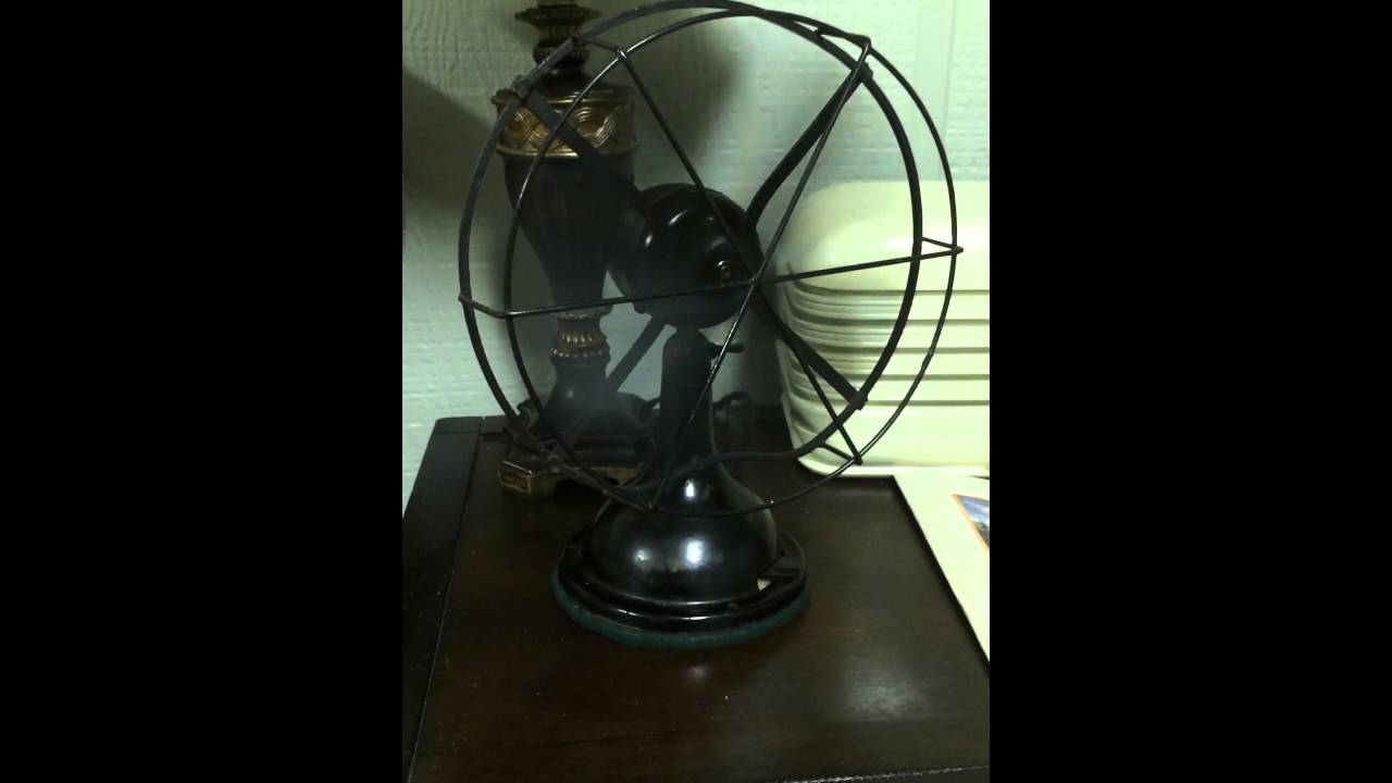 Antique Singer 9" Desk Fan Catalog #2901 - YouTube