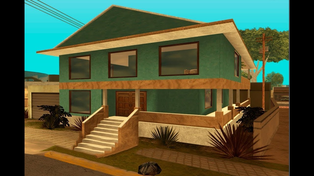 Gta San Andreas Casa Estilo Gta V ( Gameplays ) - YouTube