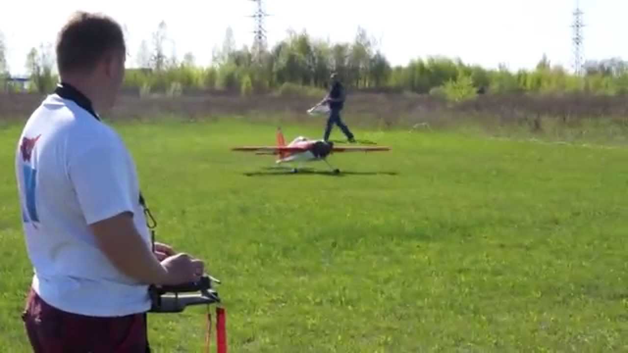 Aeroworks Edge 540 120сс - YouTube