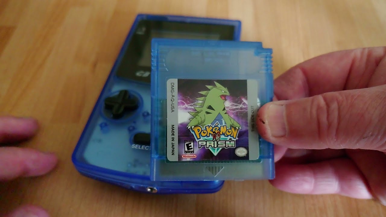 Pokémon Prism Gameboy Color Hack Cartridge Gameplay - YouTube