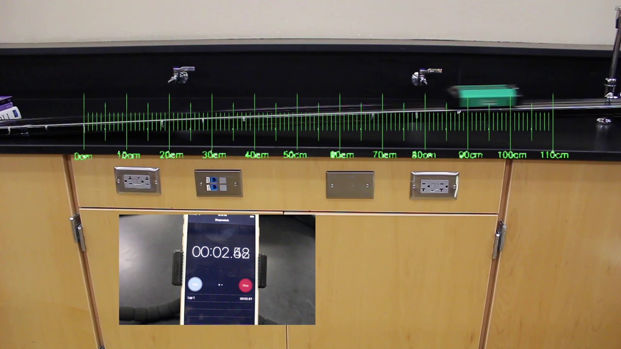 Cart Rolls Down a Ramp 1 - YouTube