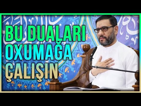 Allahnan gözəl münacat et - Hacı Şahin - Bu duaları oxumağa çalışın Ramazan ayı 2022