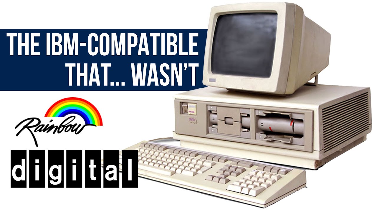The Rainbow 100... better than an original IBM PC! - YouTube