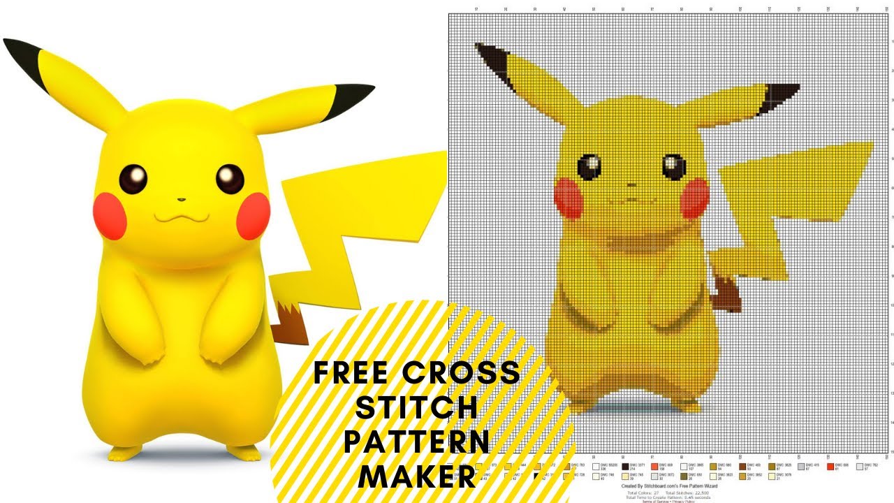 FREE Cross Stitch Pattern Maker (Website) - YouTube