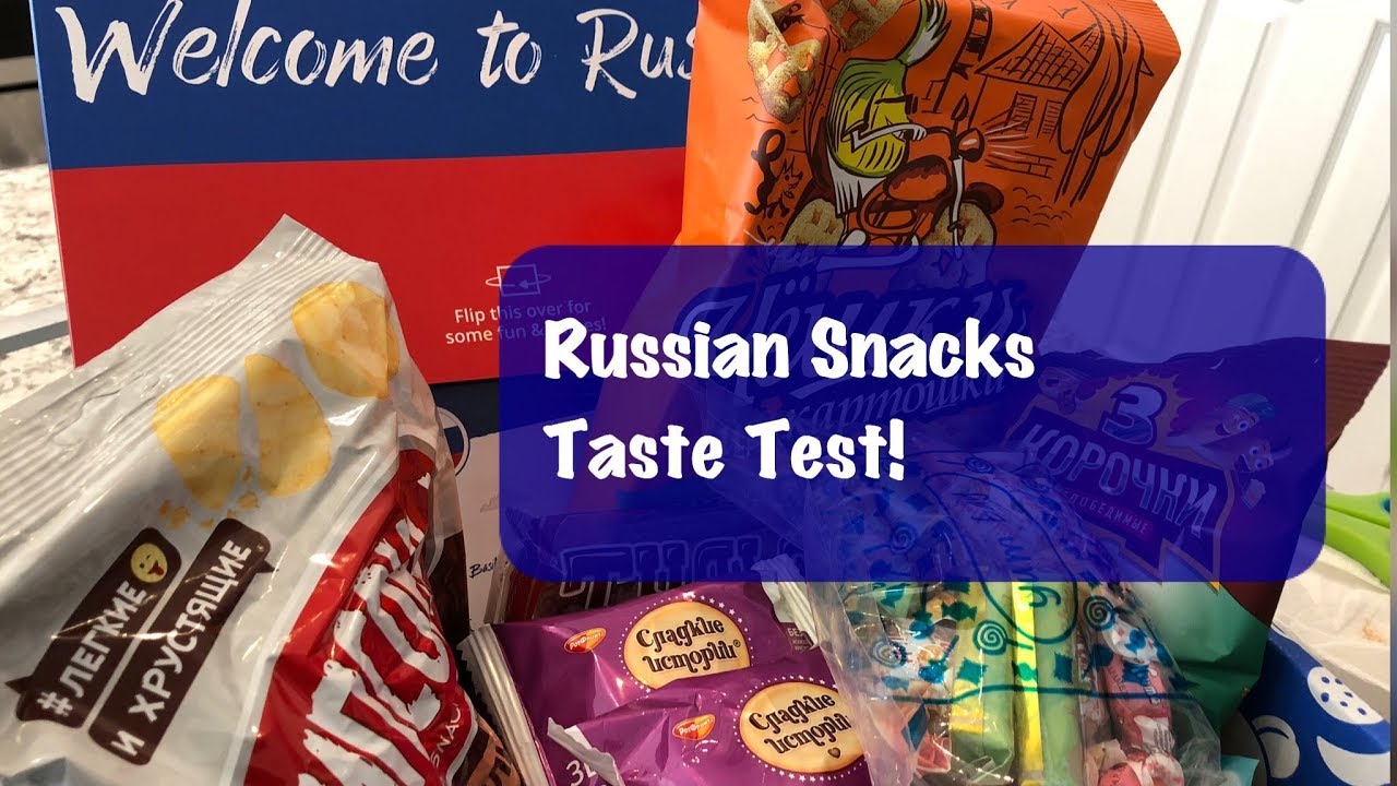 Russian Snacks | Universal Yums Box | Taste Test - YouTube