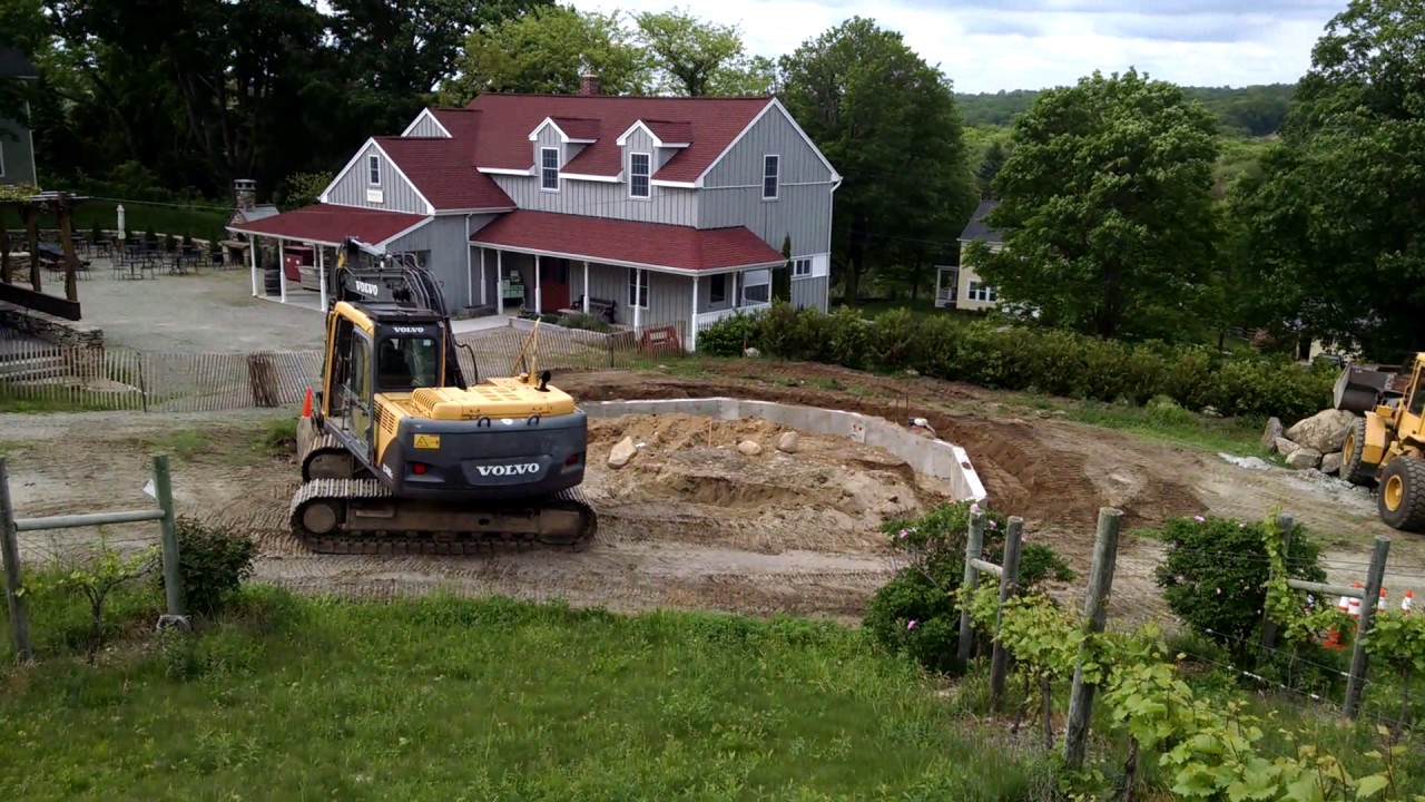 S2/E16 Winery Pavilion Construction - YouTube