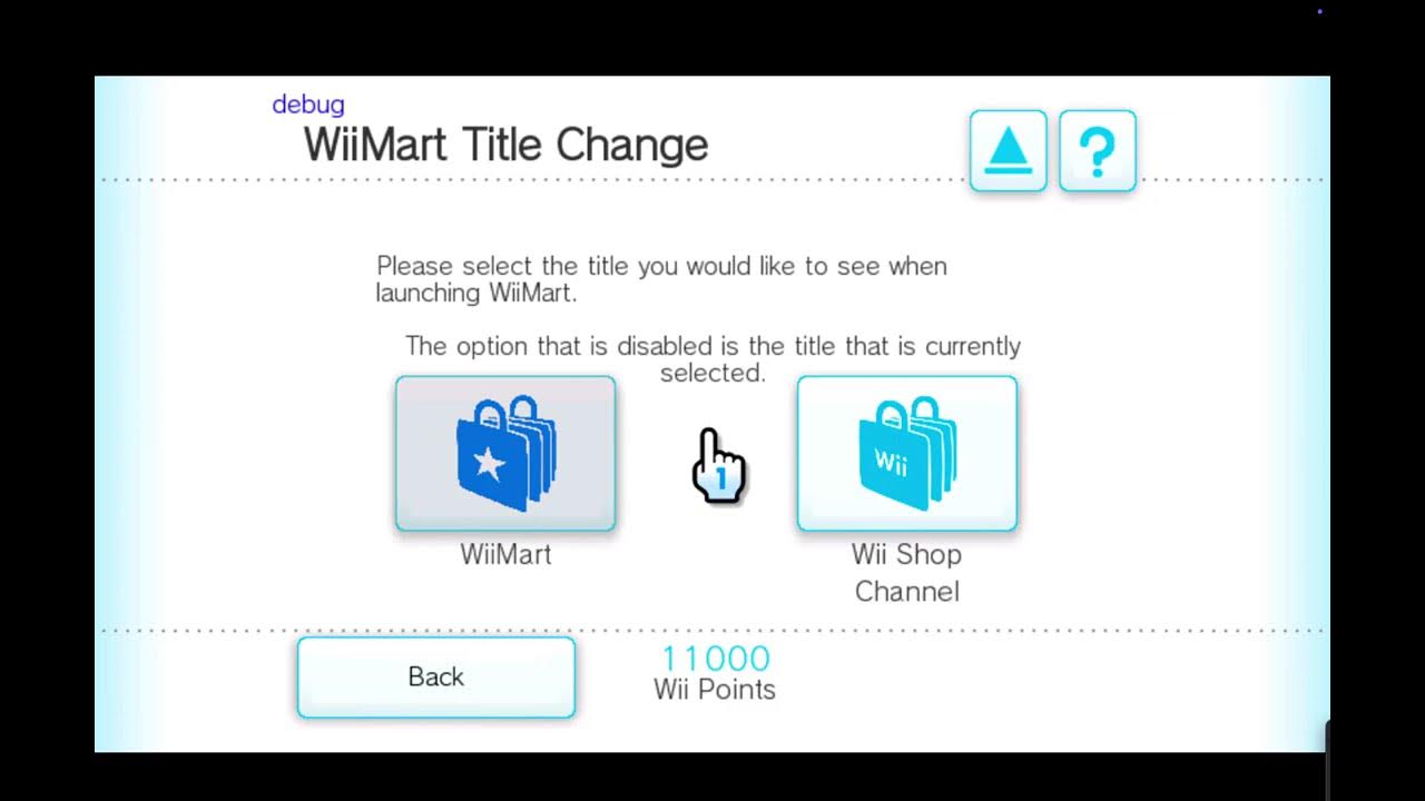 WiiMart - Title Changing! - YouTube